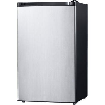 Daewoo 4.4 Cu Ft Single Door Mini Fridge FR-044RVSE, Silver | EstoreInfo