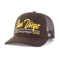 Men's Mitchell & Ness Brown San Diego Padres Just Don x MLB Lux Script ...