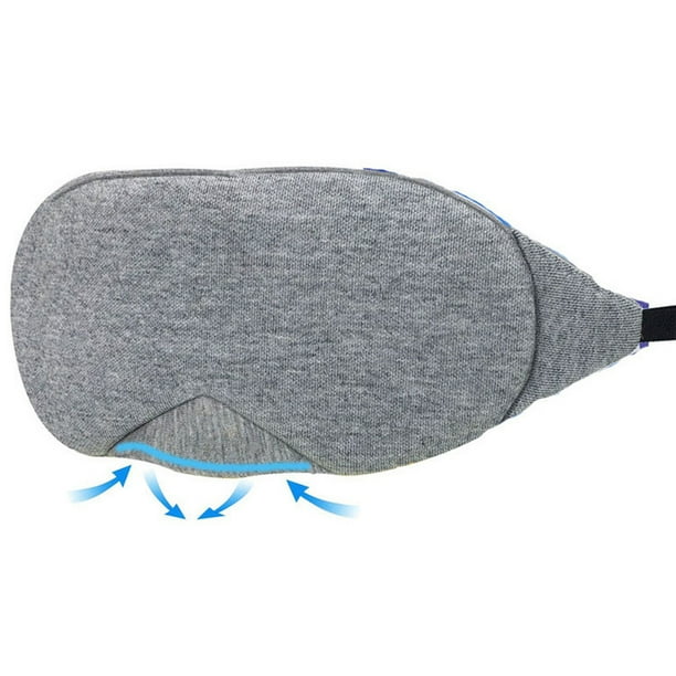 Masque pour les yeux en soie avec thérapie physique infrarouge lointain ...