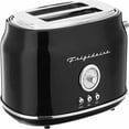 Frigidaire ETO102-BLACK 2-Slice 900-Watt Retro Stainless Steel Toaster ...