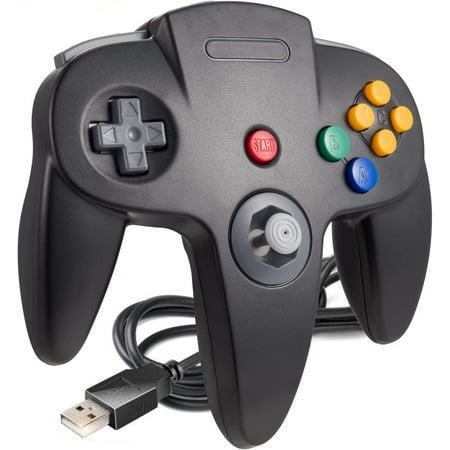 USB N64 Controller,XYCCA Retro Classic Wired N64 Controllers 64 Bit ...