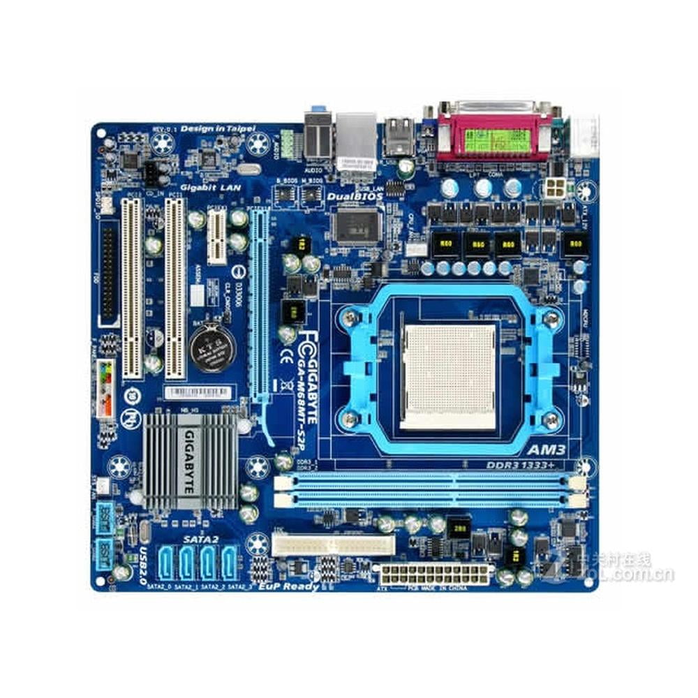 Placa madre GIGABYTE GA-M68MT-S2P con conector AM3 DDR3 Micro ATX | Walmart en línea