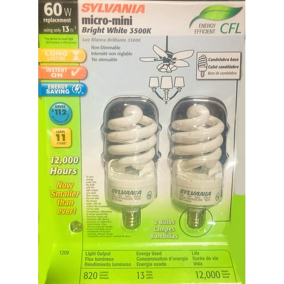 sylvania 60w light bulbs