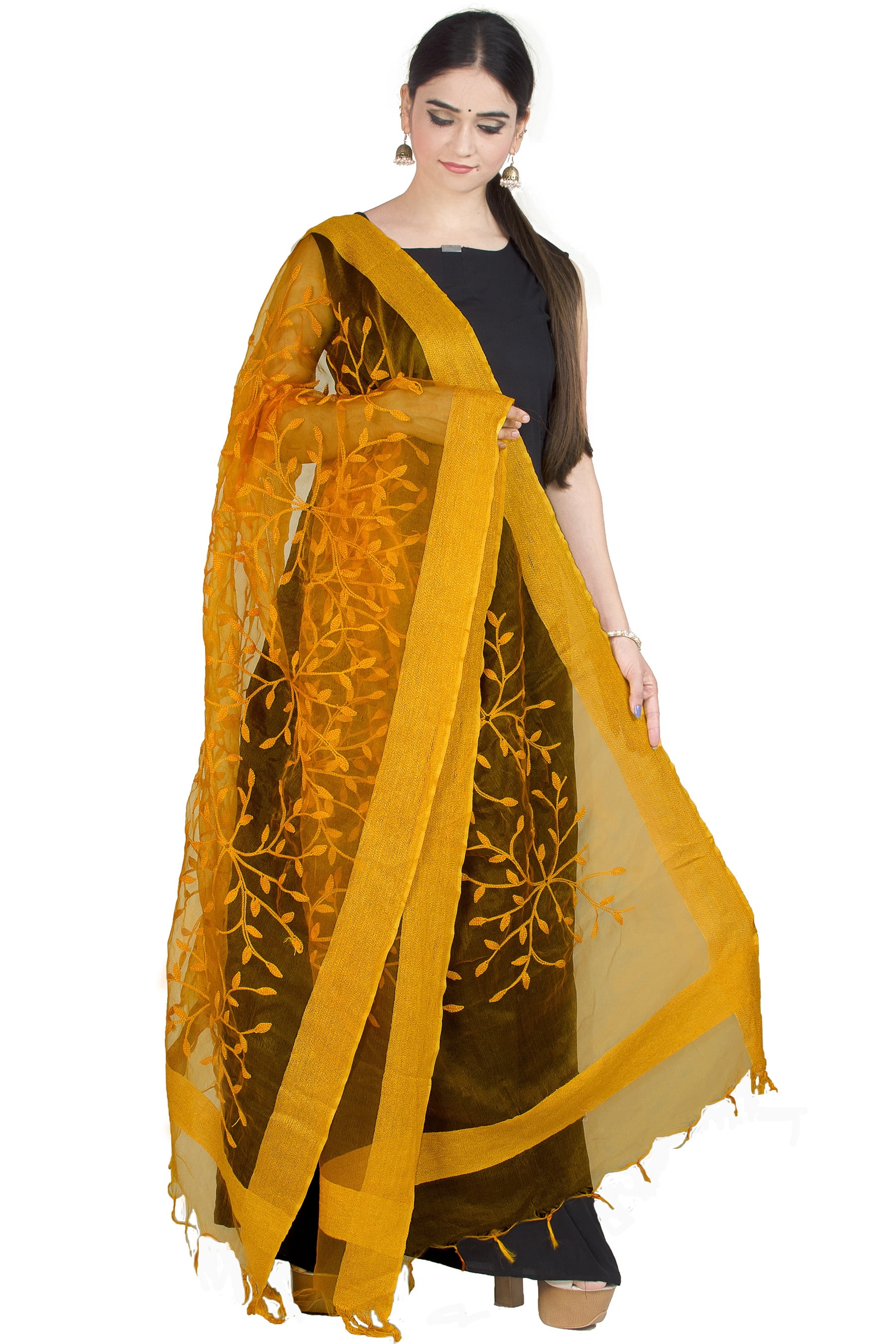 Krishna Clothes Bal Gopal Chiffon Blend Long Stole Indian Women Dupatta ...