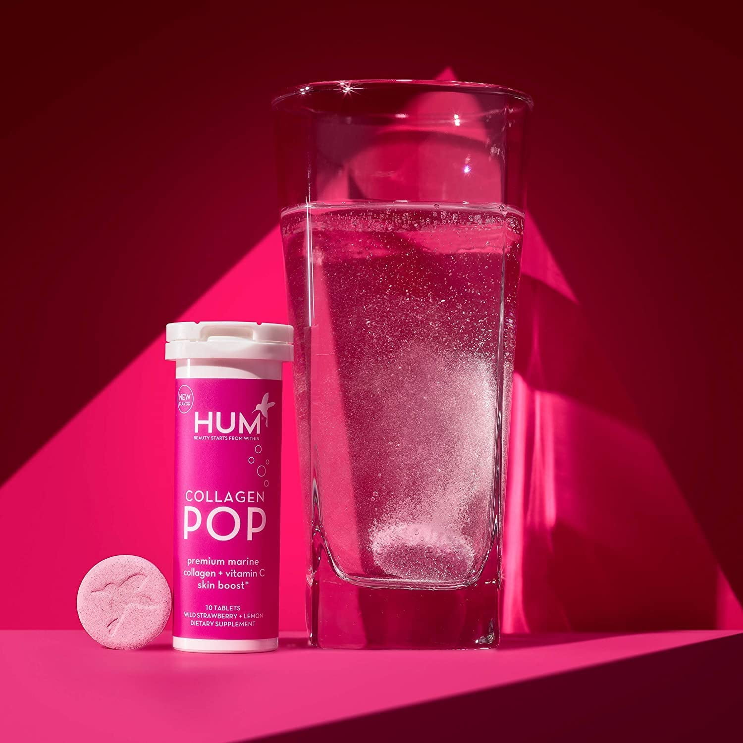 Buy HUM Collagen Pop - Skin Care Collagen Tablets Made of Premium ...