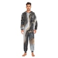 1-Pack Onesie Adult Hooded Pajamas, Soft Fleece Full Zip One Piece ...