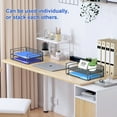 Samstar Stackable Letter Paper Tray, Desk File Organizer Paper Sorter ...