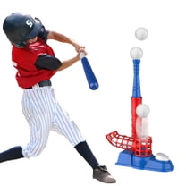 Flooyes Kids T-Ball Set with Bat, Ball, and Tee, Indoor and Outdoor ...