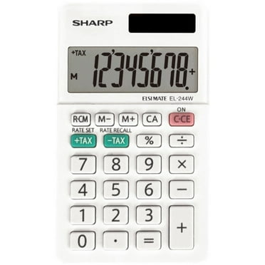 Sharp Desktop Paperless Printing Calculator, 12-Digit EL-1901 Office ...