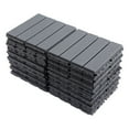 30Pcs 12'' Deck Patio Tile Interlocking PP Plastic Flooring Pavers ...