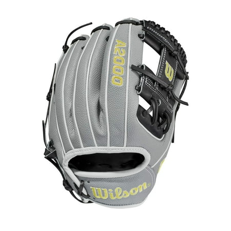 Wilson A2000 1786SS 21 Baseball Glove - Black/Grey SuperSkin, 11.5 ...