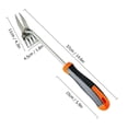 Agiufgs 2-in-1 Crab Tool Stainless, Crab Cracker and Four-Tooth Rake ...