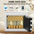 TNTANTS Electronic Digital Safe Box, 0.5 Cubic Feet Home Security Box ...