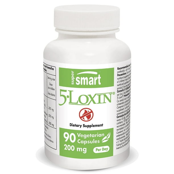 Supersmart - 5-Loxin 200 mg per Day - with Boswellia Serrata Extract ...