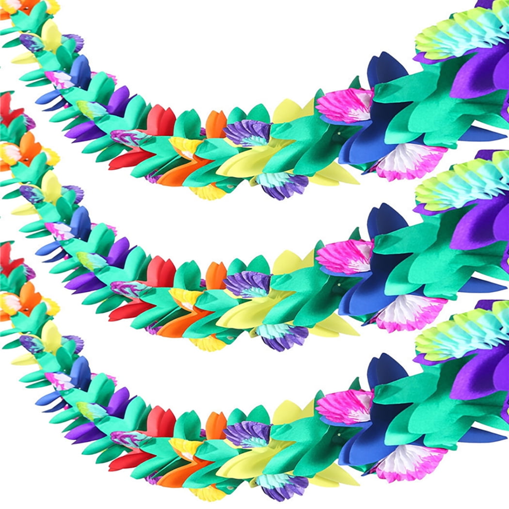 Click here for Nobrand Tissue Flower Garland 10-Feet - 3pcs Multi... prices
