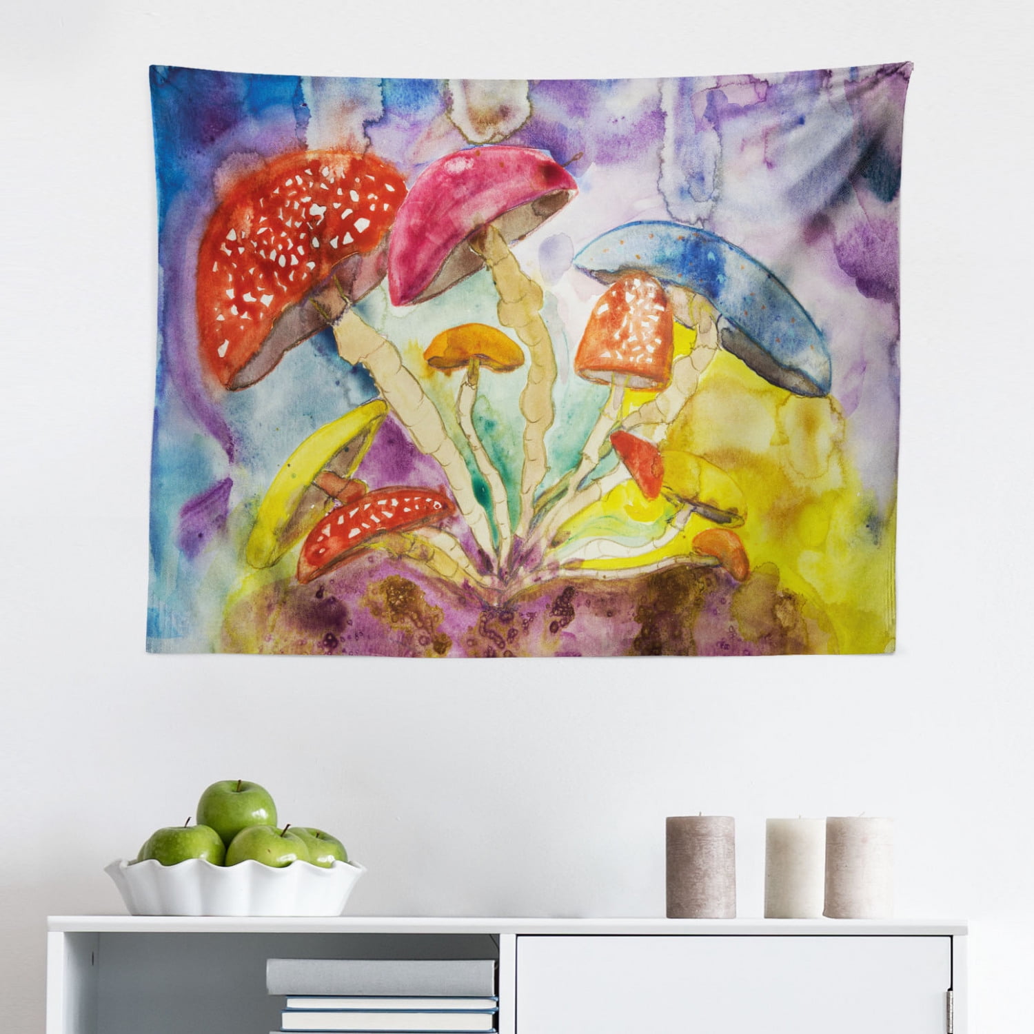 Vintage Florida Tapestry, Retro Summer Nights Sunset in The Beach ...