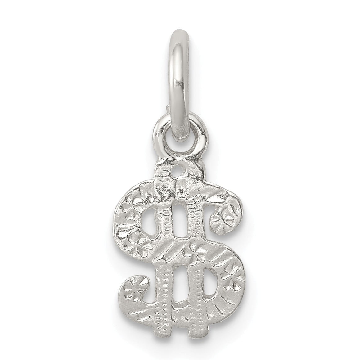 Sterling Silver Dollar Sign Charm - Walmart.com