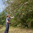 AsterOutdoor 26ft Manual Pole Saw,Tree Trimmers Long Handle Pruner Set ...