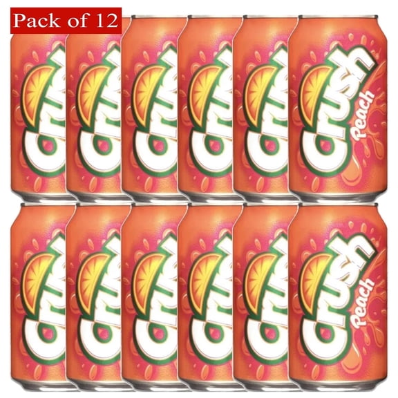Crush Strawberry Soda, 12oz cans - Pack of 24 (Total 288 Fl Oz ...
