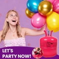 Helium Tank for Balloons – 22L Disposable Helium Balloon Tank Kit Fills ...