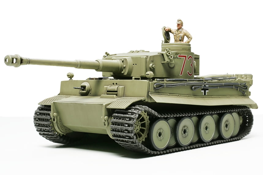 TAMIYA 1:48 Scale Tank Plastic Model Kit German Tiger I Initial ...