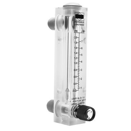 Panel Liquid Flow Meter,LZM-15T Acrylic Plexiglass Adjustment GPM ...