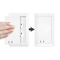 Child Resistant Outlet Cover (2-pack | White) | Duplex Standard Wall ...