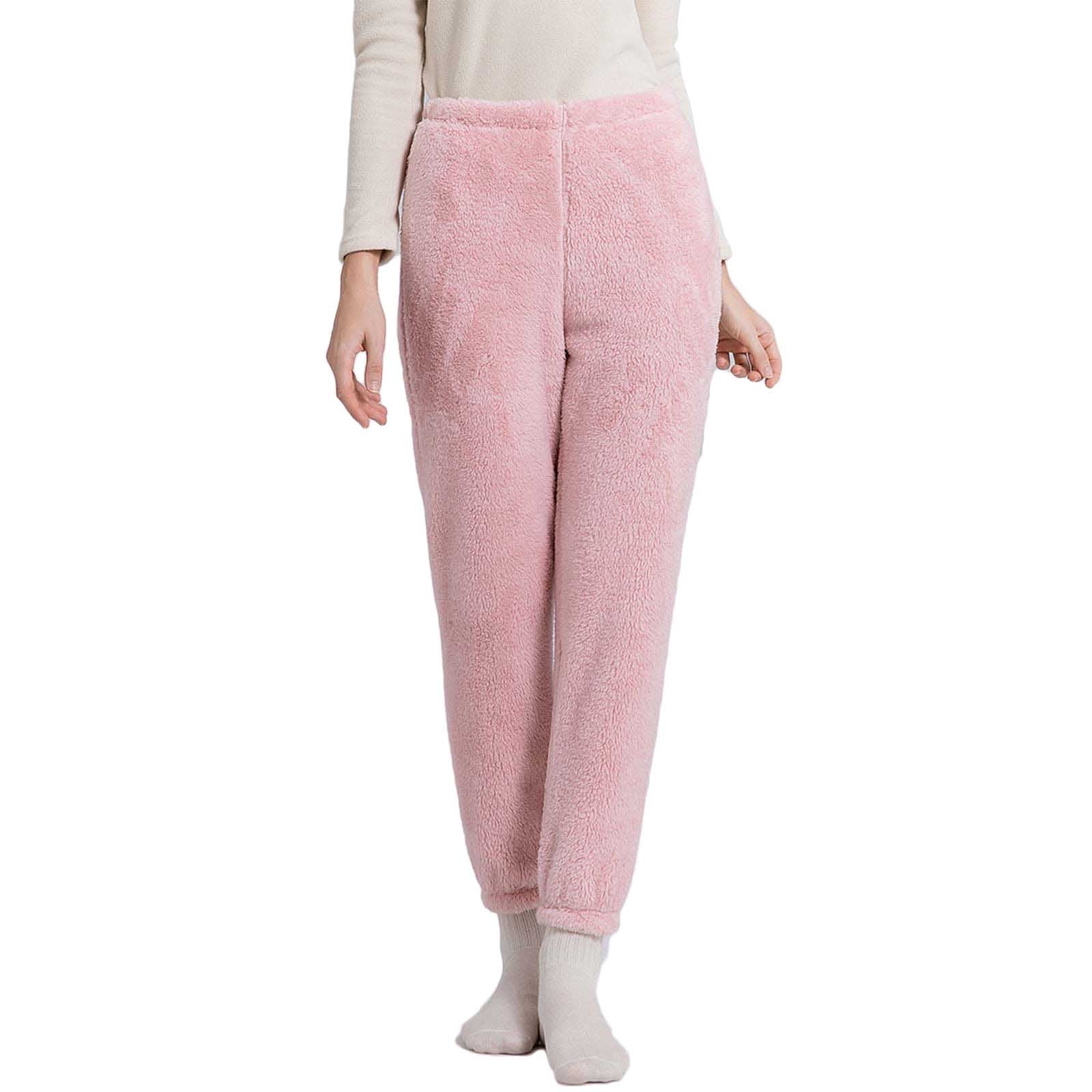 Click here for Aherbiu Men Women Fleece Pajamas Pants Plush Sherp... prices