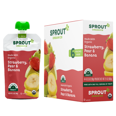 Sprout Organics Stage 3 Baby Food, Organic Pumpkin, Apple & Red Lentil ...