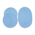 3pcs Round Woven Cotton Rope Placemats, Heat Resistant Durable Table ...