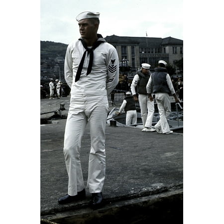 Steve McQueen in uniform in The Sand Pebbles Photo Print (24 x 30 ...
