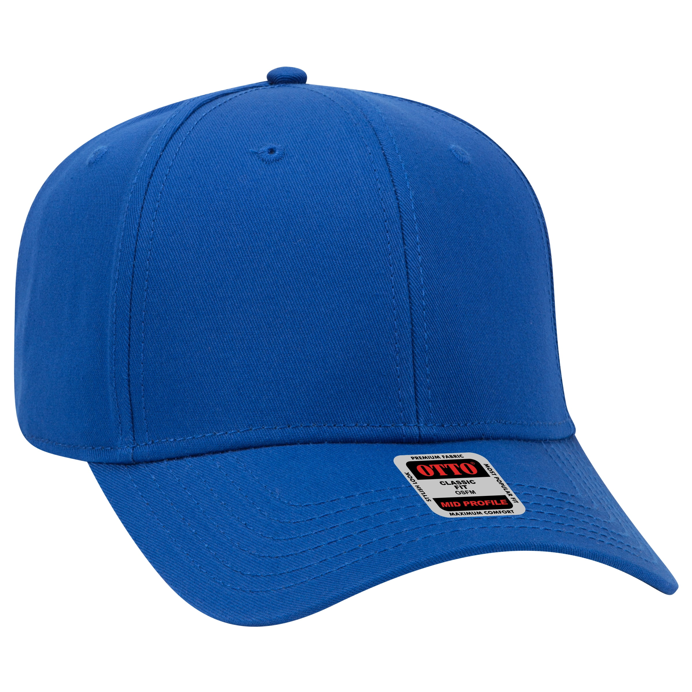OTTO CAP 6 Panel Mid Profile Baseball Cap - Walmart.com