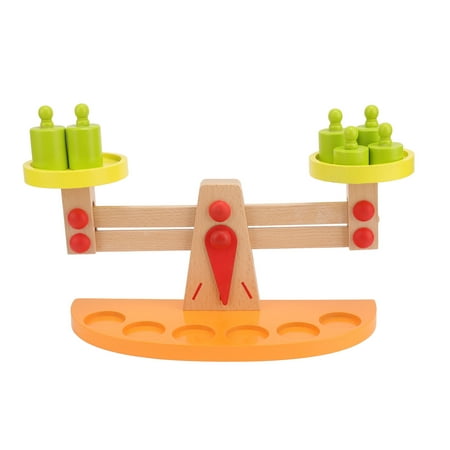 Toddler Scales Game, Wooden Counting Toddler Toy For Early Learning ...