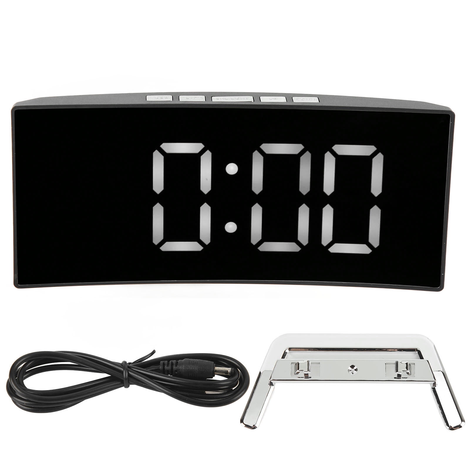 Click here for Fugacal Mirror Clock  Curved Screen Digital Clock... prices