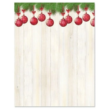 Splash of Holiday Christmas Letter Papers - Set of 25 Christmas ...