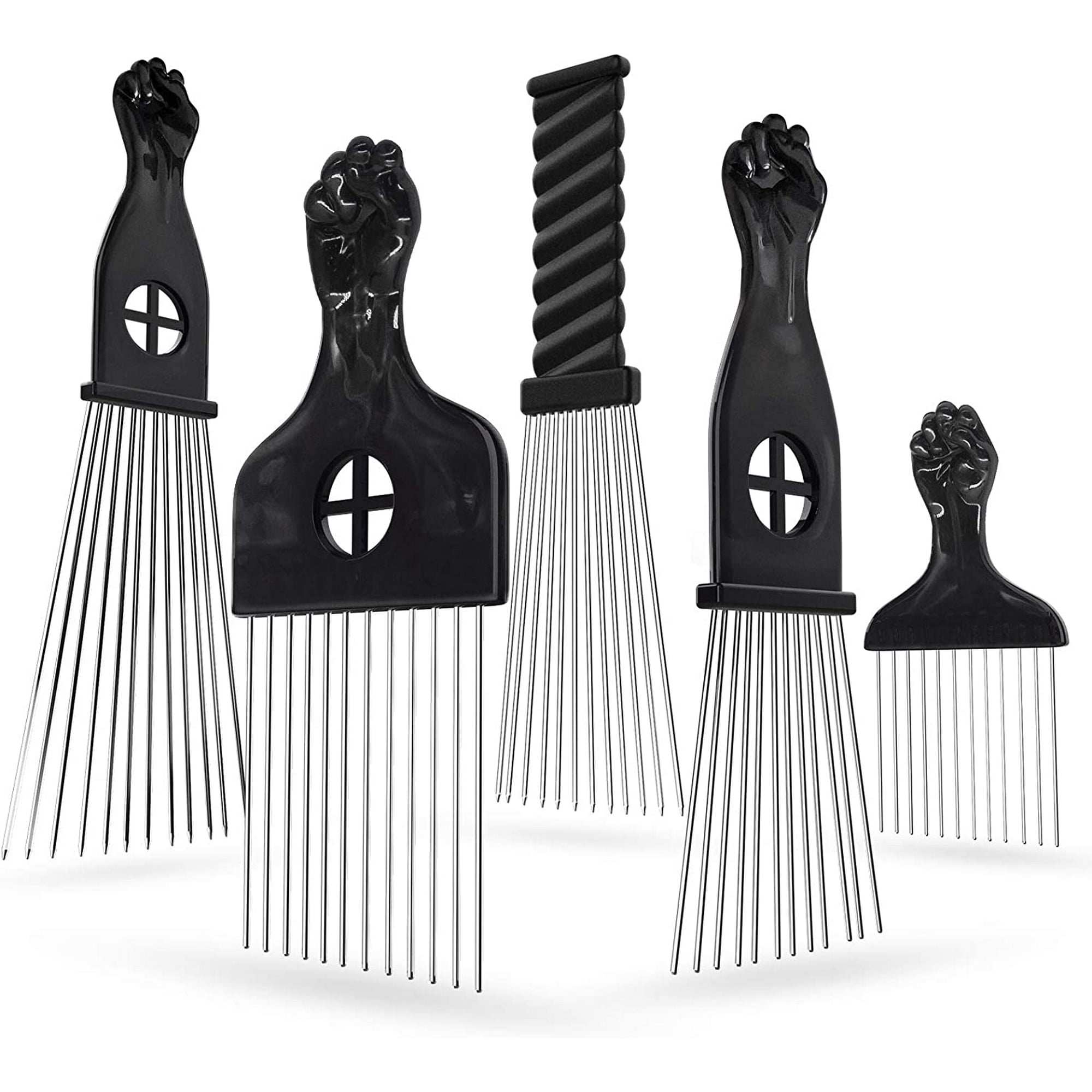 Click here for Ghsdfbb 5 Pack Afro Pick Afro Comb Metal Picks For... prices