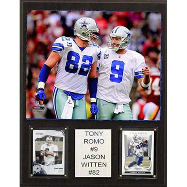 CandICollectables 1215ROMOWITCOM NFL 12 x 15 in. Tony Romo & Jason ...