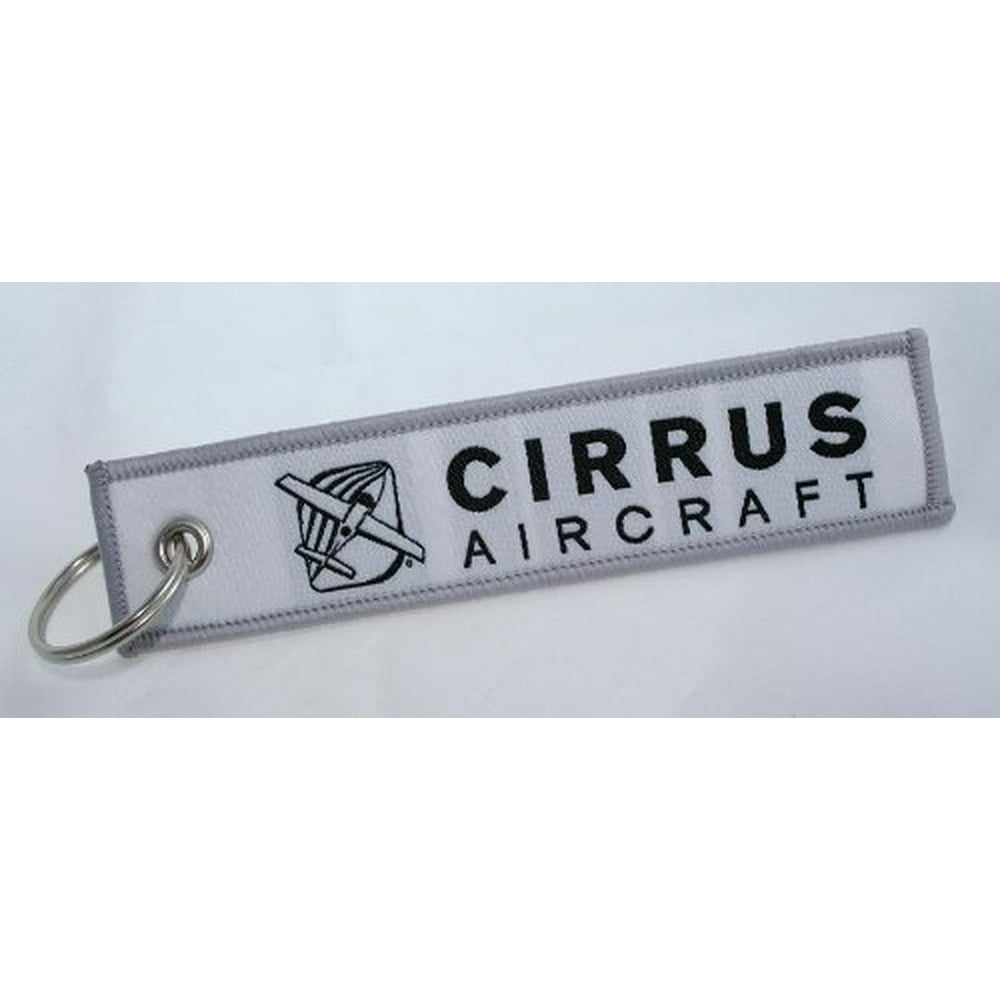 PilotLights - Cirrus Pilot Aviation Key Chain - Cirrus Aircraft - Woven ...
