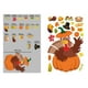 Thanksgiving Window Stickers Turkey Window Decals Decorations Fall ...