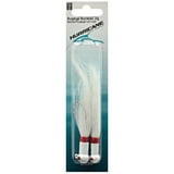 Hurricane H-BEB10-1 Bugeye Bucktail 1 oz White-2 PK Fishing Jighead ...