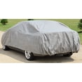 JEGS 3-Layer Polypropylene Car Cover, Standard Duty [Light Gray, Large ...