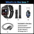 Carkira Bluetooth Smart Watch, Full Touch, IP67 Waterproof, Fitness ...