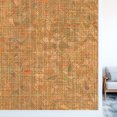 Burnt Orange Solid Window Privacy Film, Minimalist Cloth Sunset Orange ...
