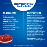 OREO Red Velvet Cream Cheese Flavored Creme Sandwich Cookies, 12.2 oz ...