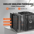 82 Quart LLDPE Front Load Insulated Catering Hot Box Double Buckle ...