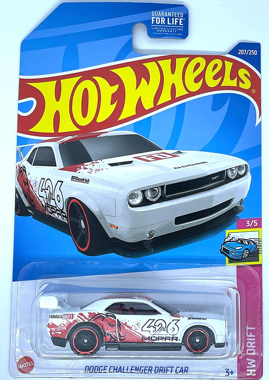 Hot Wheels 2022 - Dodge Challenger Drift Car - HW Drift 3/5 [White] 207 ...