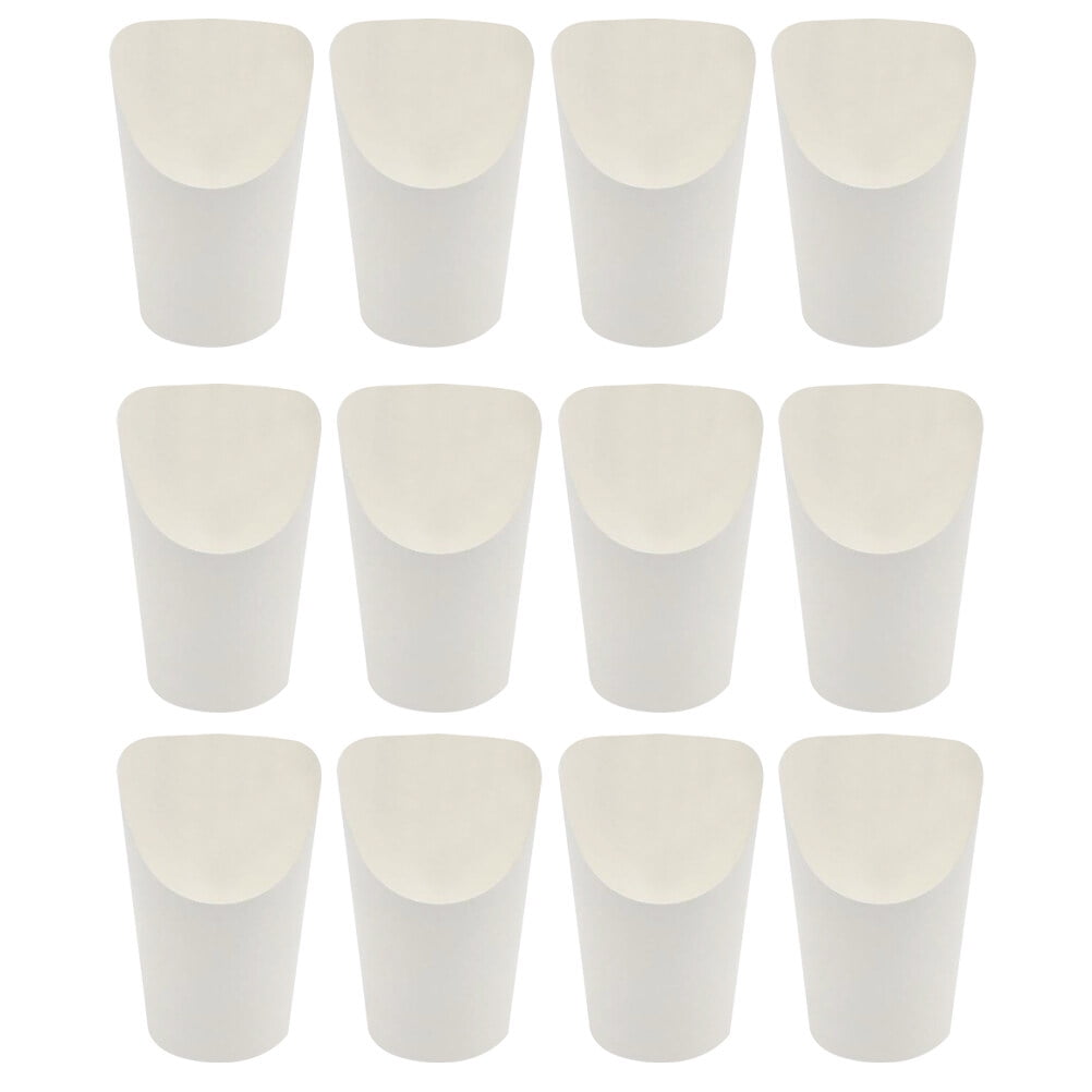 50Pcs Disposable Kraft Paper Cup French Fries Cup Takeaway Paper Cup ... 50Pcs Disposable Kraft Paper Cup French Fries Cup Takeaway Paper Cup ...