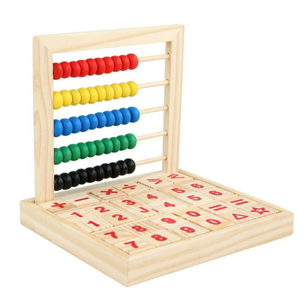 Wooden Counting Blocks,Wooden Math Blocks Educational Wooden Math Block ...