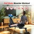 MERACH Indoor Foldable Magnetic Rowing Machine with 16 Resistance ...