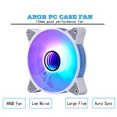 PC Fans 120mm Rgb Ar12pro Branco Case Coolers Argb Fan 5v3pin Aura Sync IWONGOU PC Gaming Case ...